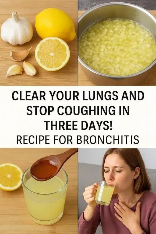 Natural Remedy for a Lingering Cough and Bronchitis: Garlic and Lemon ...